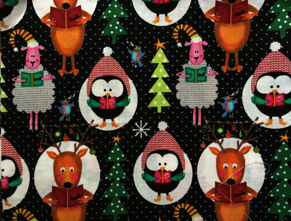 Fabric Christmas Carols - SHP - Modern Cloth Nappies