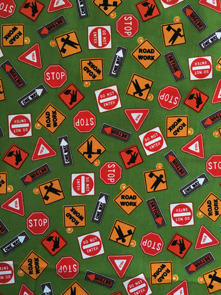 Fabric Stop go signs - SHP - Modern Cloth Nappies