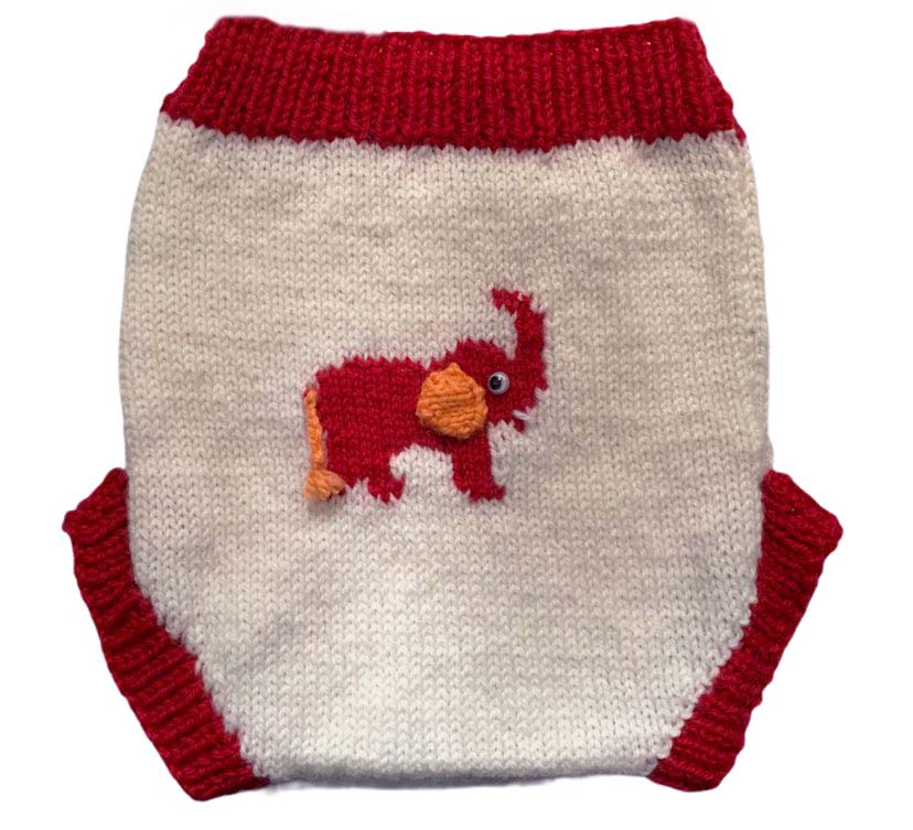 Large "Little Elephant" Wool Cover - SHP - Modern Cloth Nappies