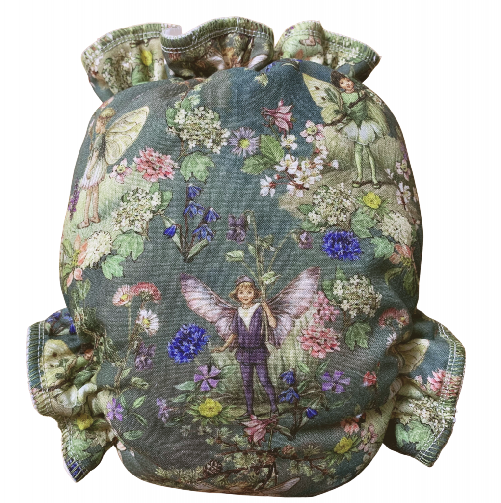 CUSTOM Deluxe Patterned Sandman Night/Day Nappy - Flower Fairies ...